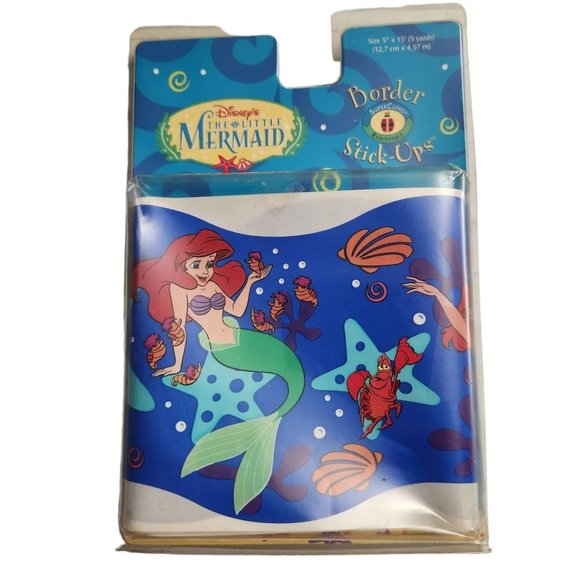 Disney | Wall Decor | The Little Mermaid Disney Room Boarder Stick Ups ...